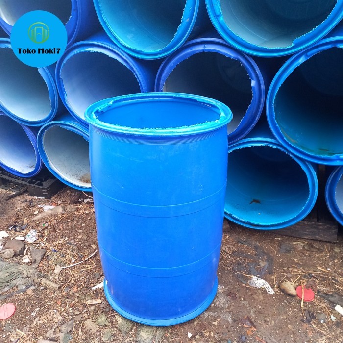 Jual DRUM/TONG AIR/DRUM HDPE 200 LITER/TONG SAMPAH/ DRUM PLASTIK ...