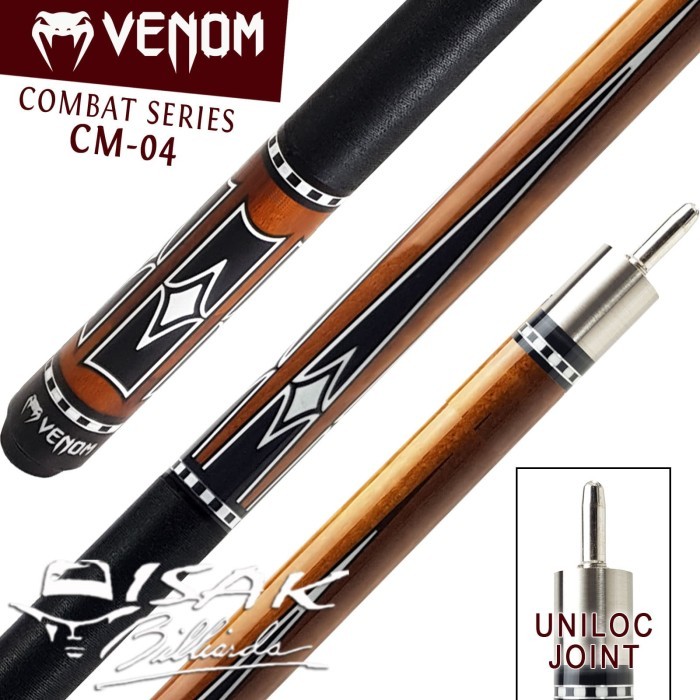 Jual VENOM POOL CUE CM-04 - COMBAT UNILOC SERIES BILLIARD STICK STIK ...