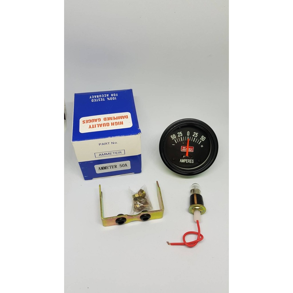 Jual AMPERE METER AMPERMETER 30A 50A ALAT PENGUKUR AMPERE TEGANGAN AKI ...
