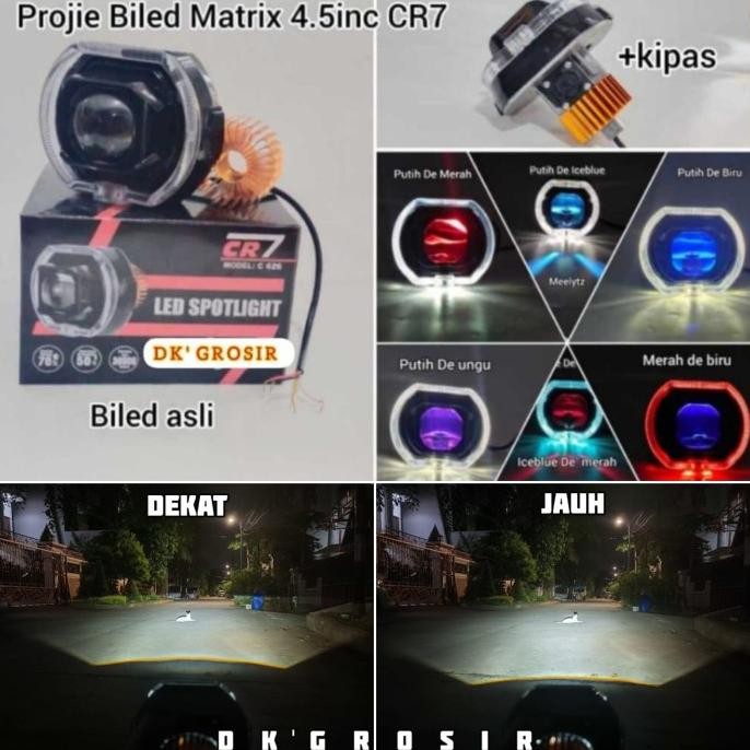 Jual NEW - Projie Biled Matrix X1 4,5INC High Low Putih black housing ...