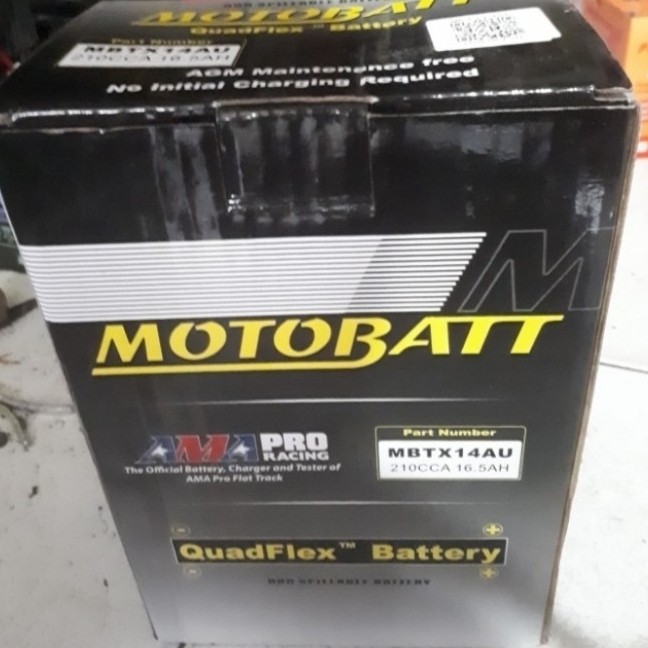Jual Harga Spesial !! Aki Motor Royal Enfield Mbtx14Au Motobatt Accu ...