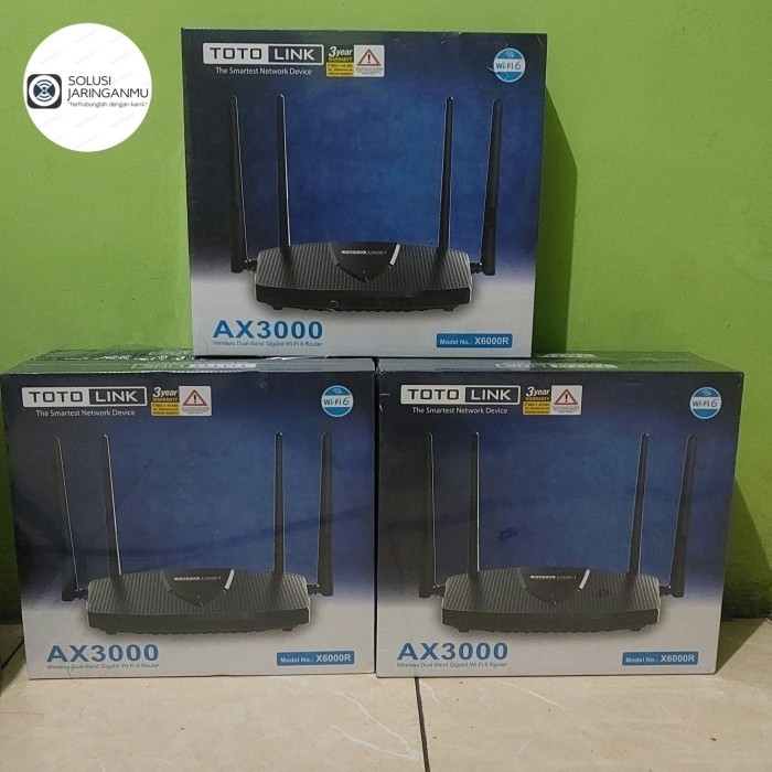 Jual HARGA DISC - Router Totolink X6000R-AX3000 Dual Band Gigabit WiFi ...