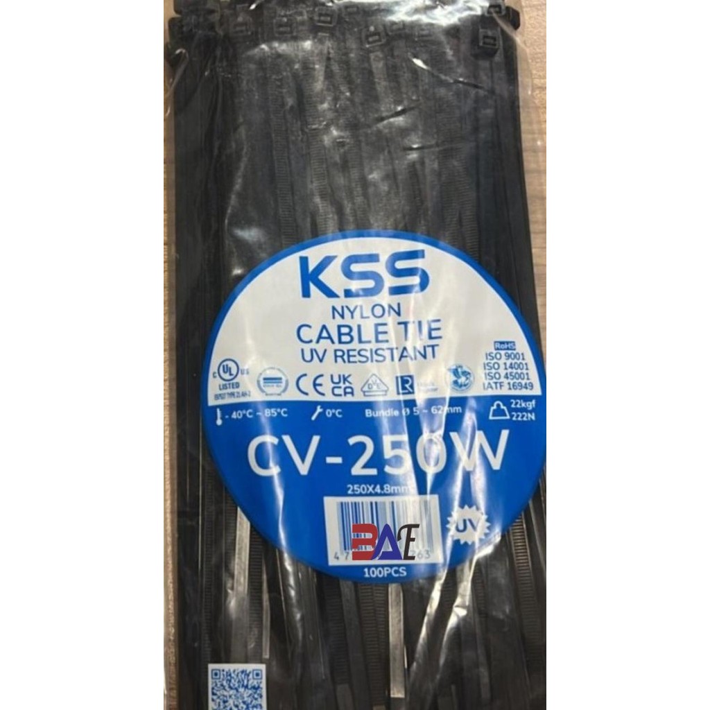 Jual KABEL TIES KSS UV RESISTANCE CV 250 x 4.8mm | Shopee Indonesia