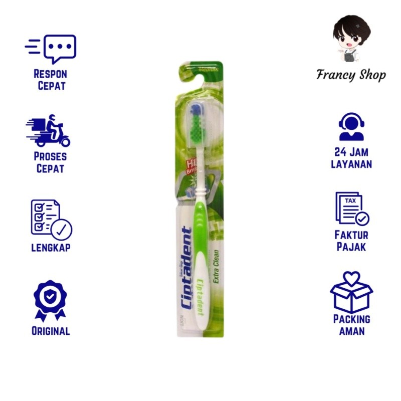 Jual Ciptadent Extra Clean Soft Sikat Gigi 1pcs | Shopee Indonesia