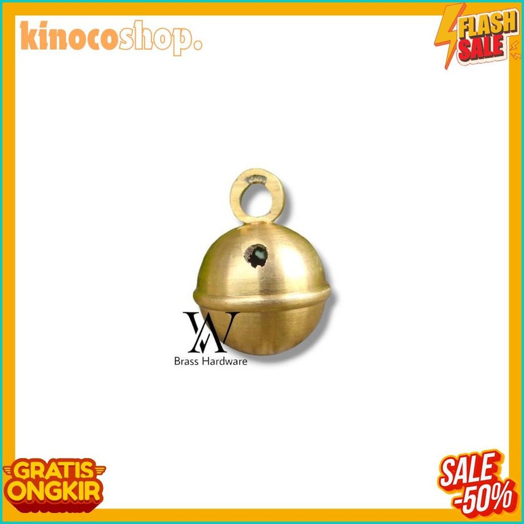 Jual Bel Lonceng Kerincingan Kuningan Kerincing Kucing Warna Kuning 1 ...