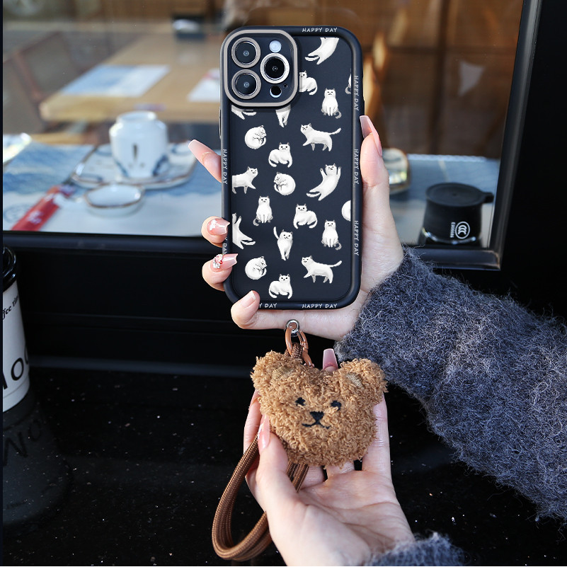 Jual Fancy Kucing Lanyard Simple Soft Case Hp Oppo Reno 11F 11 Pro 5G ...