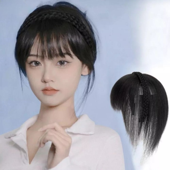 Jual WIG TOUPEE PENUTUP UBAN BOTAK BANDO 3D PENAMBAH VOLUME DEPAN ...