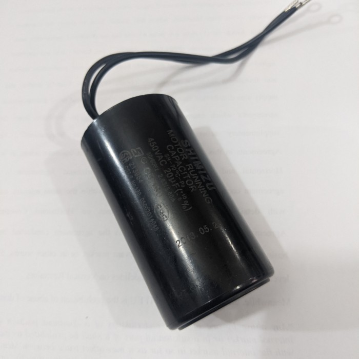 Jual Harga Promo Kapasitor Shimizu Pc 375 Bit 20Uf 450V Capacitor Kabel ...