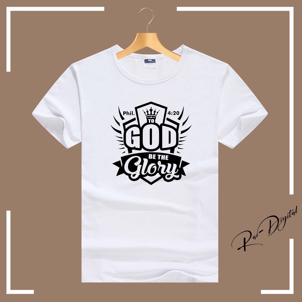 Jual To God Be The Glory Desain Kaos Grafis Ayat Alkitab Untuk Pria dan Wanita 13 |7rRKBeJg ...