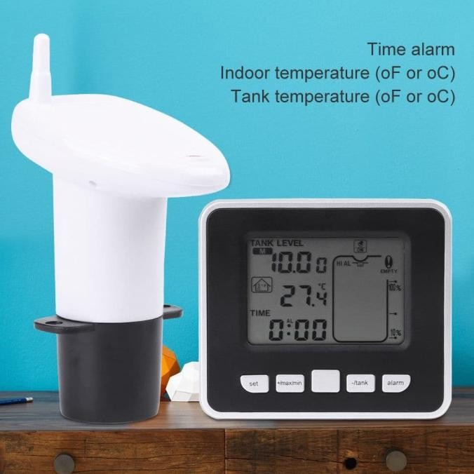 Jual Wireless Water Tank Level Meter & Water Temperature Meter - Promo ...