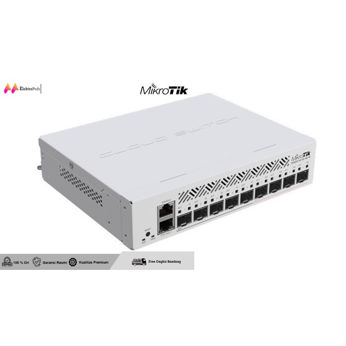 Jual Mikrotik CRS310-1G-5S-4S+IN Cloud Core Router 4x 10G SFP+ + 5 x 1G ...