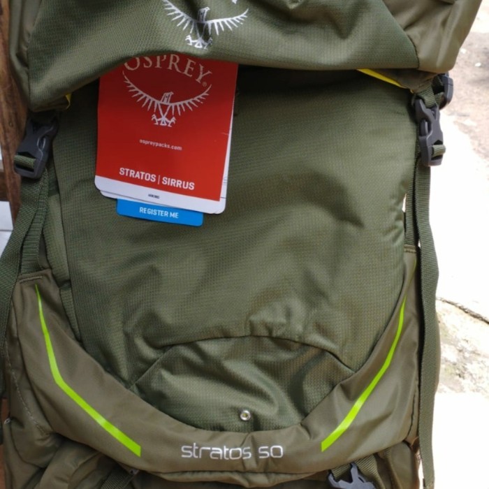 Jual OSPREY STRATOS 50 GREEN TORSO M BACKPACK BACKPACKING TAS GUNUNG ...