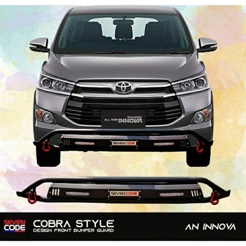 Jual Front Bumper Guard Sevencode Toyota Innova Reborn Towing Depan ...