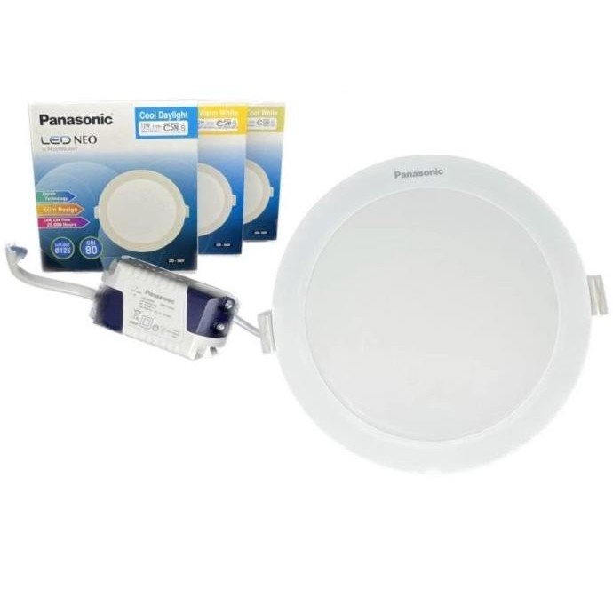 Jual LAMPU DOWNLIGHT SLIM LED NEO BULAT IB 12W 12 W WATT PANASONIC SNI 1612T | Shopee Indonesia