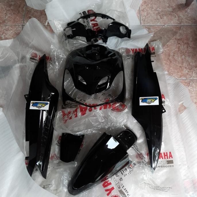 Jual Cover Bodi Halus Full Bagian Mio Smile Hitam Original Yamaha ...