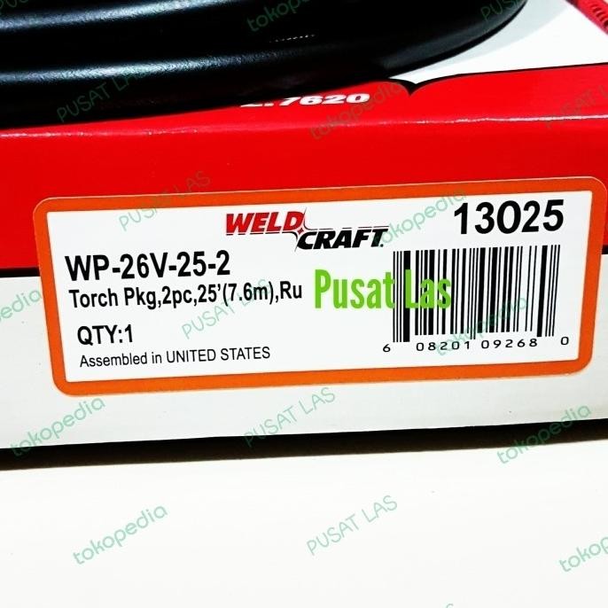 Jual Miliki Tig Torch Argon Wp26V Wp-26V Wp 26 Tang Las Wp26 Wp 26V ...