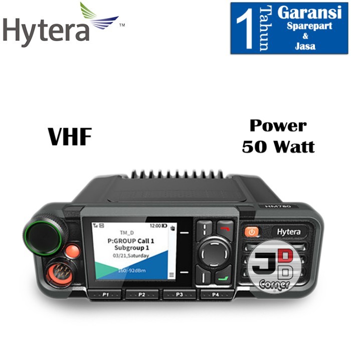 Jual RIG Hytera HM788 VHF Digital Analog Power 50W ORIGINAL HM-788 HM ...