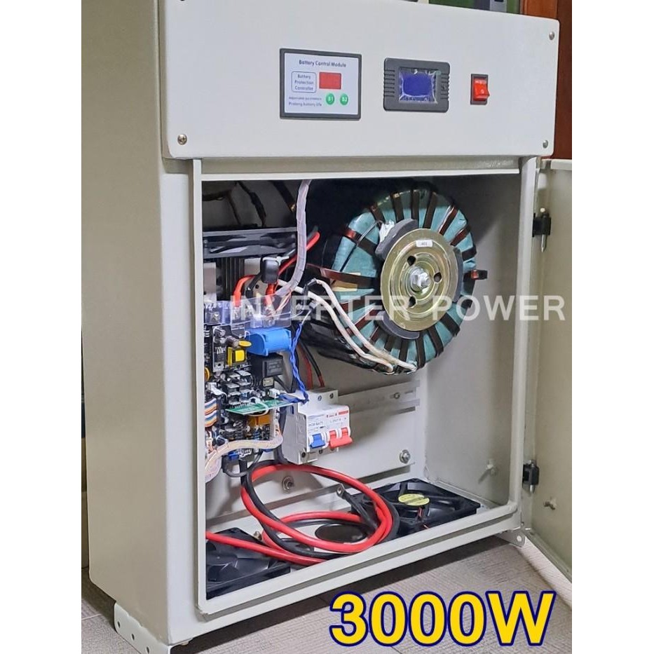 Jual Box Panel Inverter Lengkap Trafo 3000W Pure Sine Wave Low ...