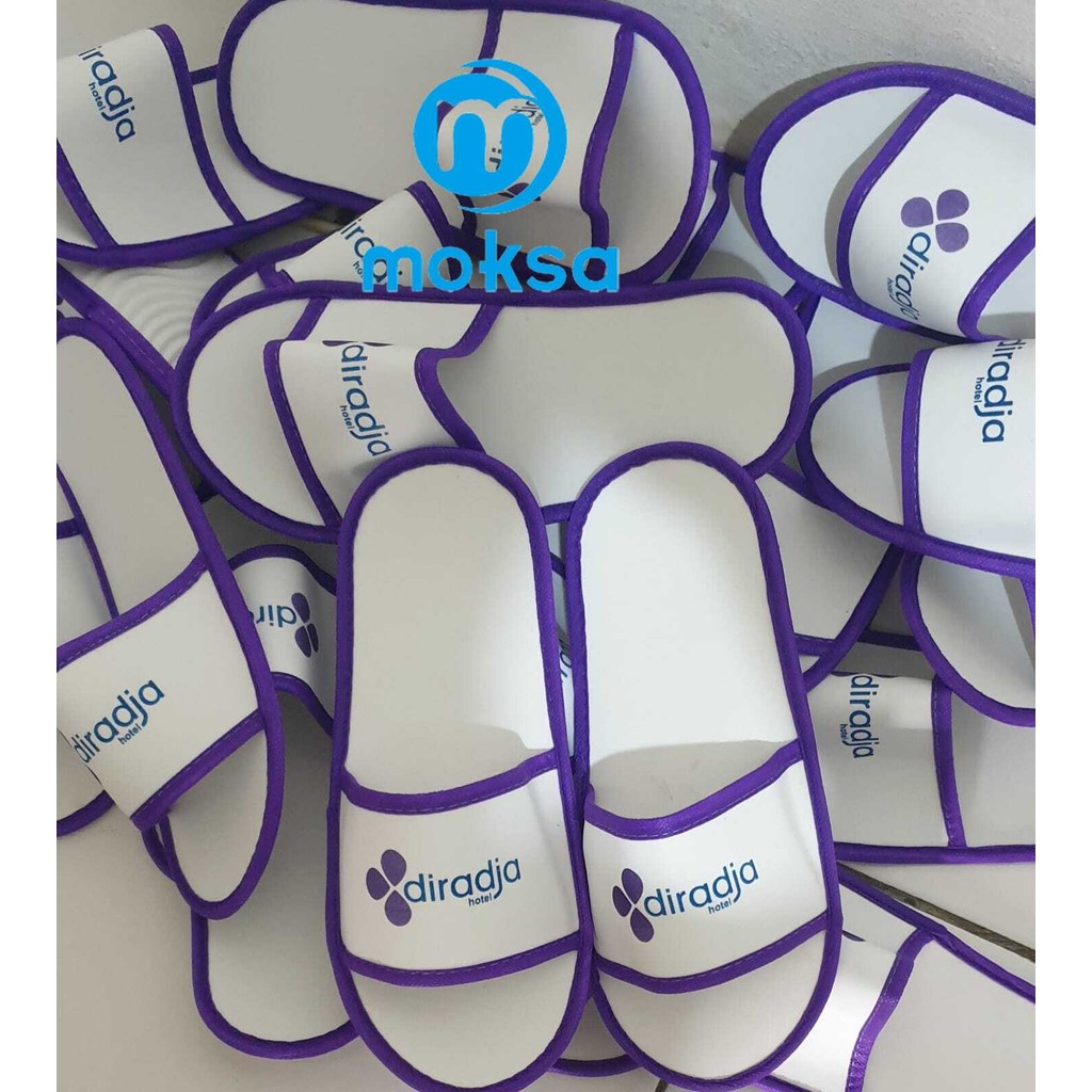 Jual Eksklusivitas dan Kenyamanan Tamu dengan Sandal Emboss Logo 1-2 ...