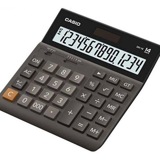 Jual Casio Dh-14 Desktop Kalkulator 14 Digit / Calculator Meja Dh14 | Shopee Indonesia