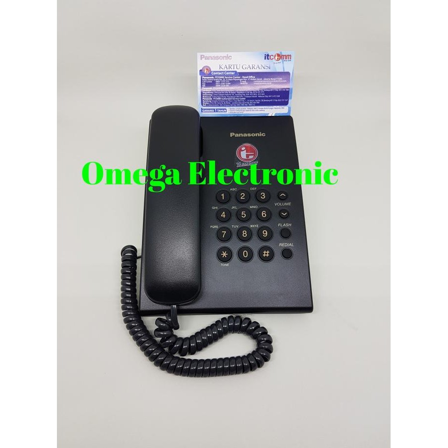 Jual RESMI Panasonic KX-TS505MX - Pesawat Telepon Kantor Rumah Kabel | Shopee Indonesia