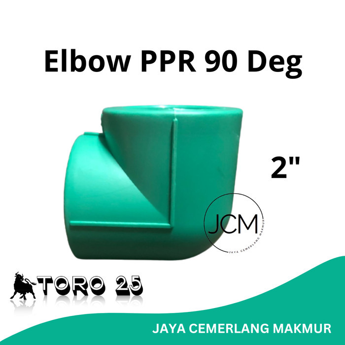 Jual HARGA DISC - Elbow PPR 90 Deg PN25 2" Toro 63 mm Keni Knee Elbow ...