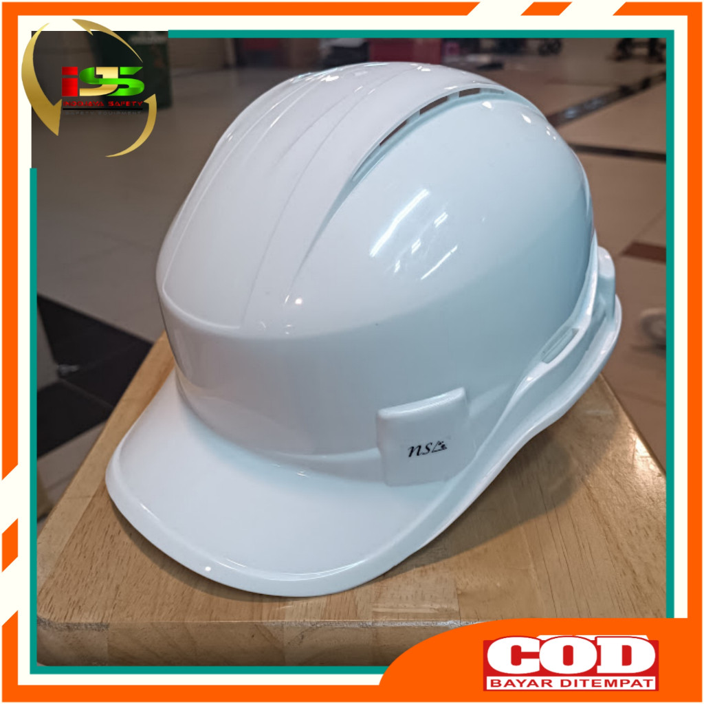 Jual Helm Proyek Helm Safety NSA Vented Putih Fastrack Safety Helmet ...
