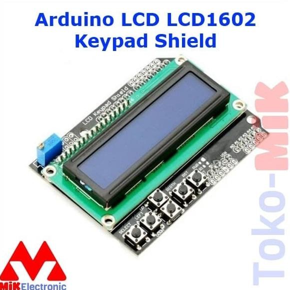 Jual Arduino LCD LCD1602 Keypad Shield Arduino Blue key Pad Biru 5V 16x2 5V tokmi99 Ayo Order ...