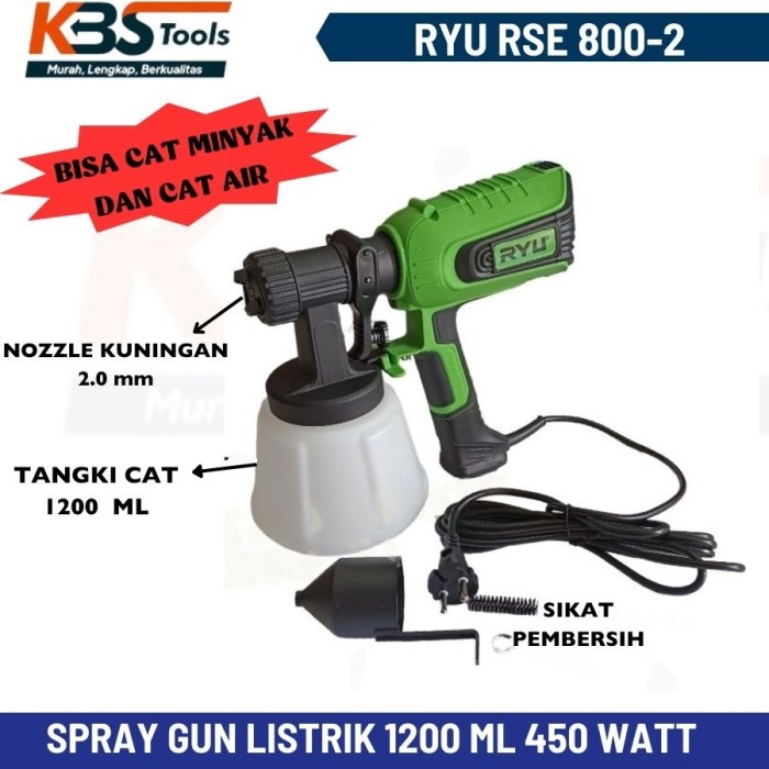 Jual Spray Gun Listrik Ryu - Electric Spray Gun - Semprotan Cat Listrik ...