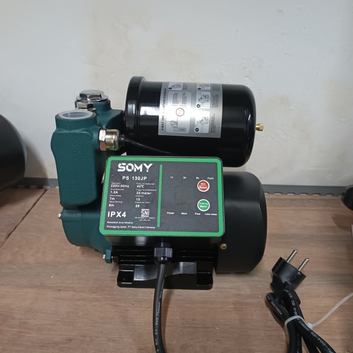 Jual Pompa air Otomatis SOMY PS-130JP 40 L/min 200W Total Head Max 40 m ...