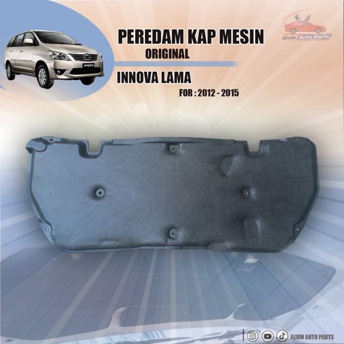Jual PEREDAM KAP MESIN INNOVA 2012 - 2015 ORIGINAL | Shopee Indonesia