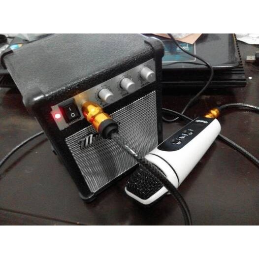 Jual Mini Rechargeable Mic Microphone Live Karaoke Sound Amplifier ...