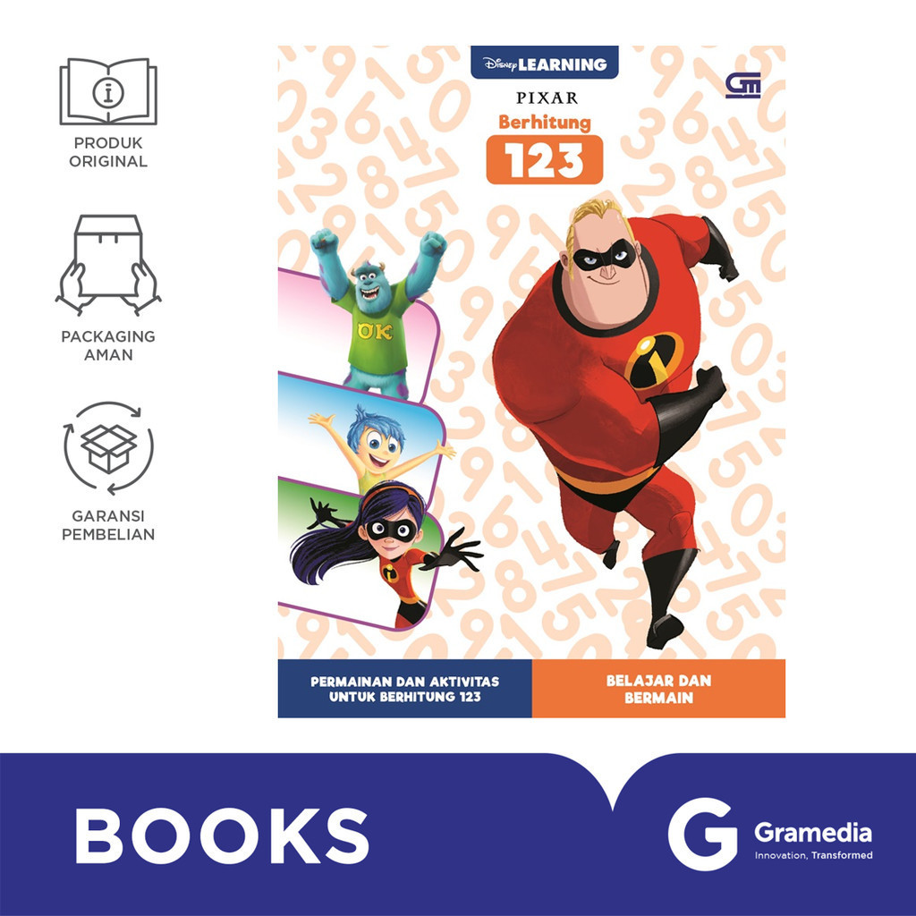 Jual Buku Disney Pixar: Berhitung 123 (Disney) | Shopee Indonesia