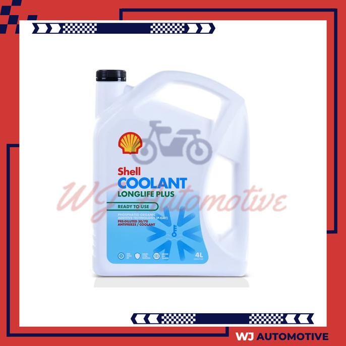 Jual TERBARU - Shell Coolant Longlife Plus 4Liter Air Radiator Long ...