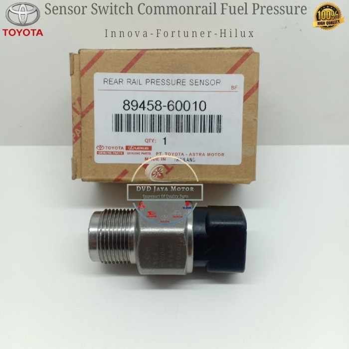 Jual Sensor Commonrail Fuel Pressure Innova Fortuner Hilux 2Kd 89458 ...