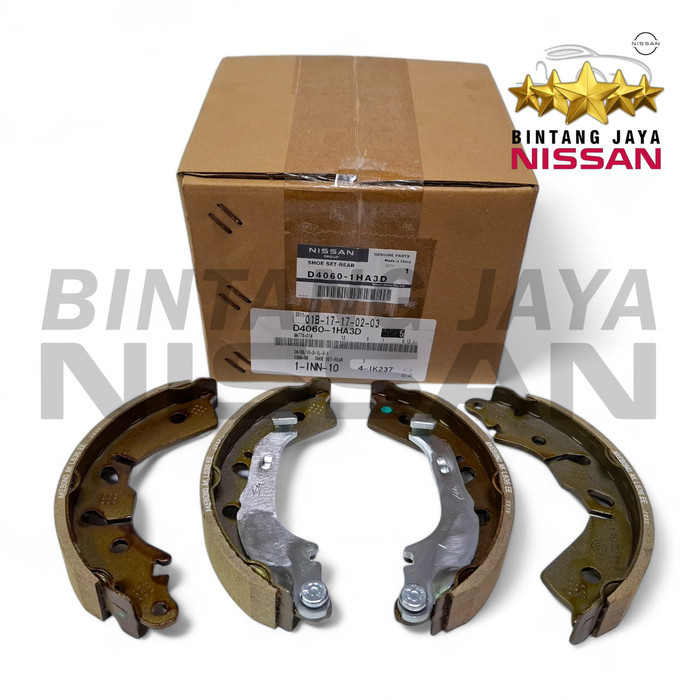 Jual Brake Shoe Kampas Rem Belakang Nissan March K13 Original Nissan | Shopee Indonesia