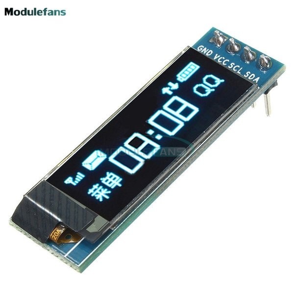 Jual BLUE OLED LCD 0.91 INCH 128X32 I2C IIC SERIAL DISPLAY MODULE ARDUINO | Shopee Indonesia