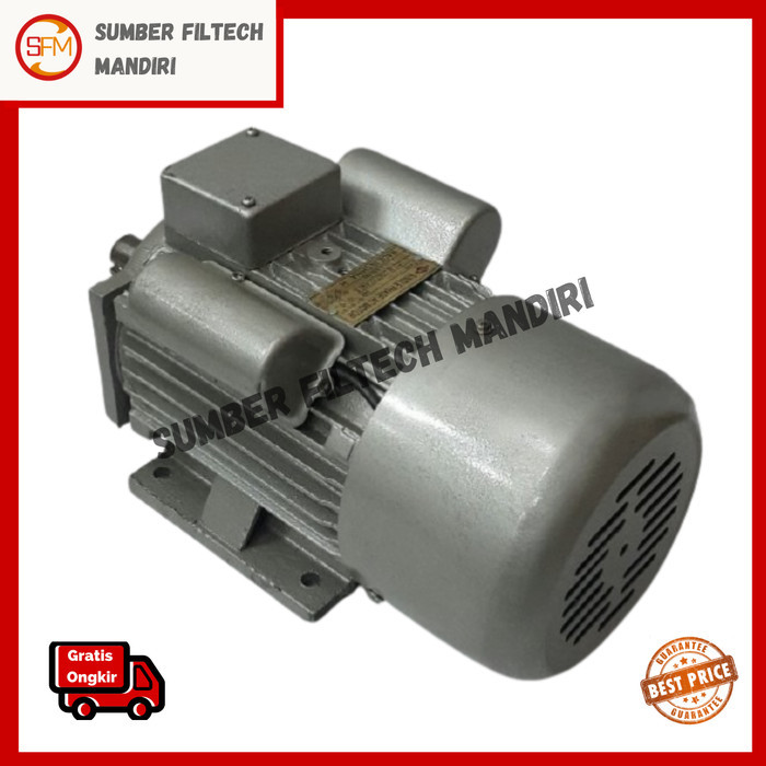 Jual Mesin Dinamo - Electro Motor SEM 1.5 HP 1 Phase 4 Pole Motor Listrik Siap Kirim | Shopee ...