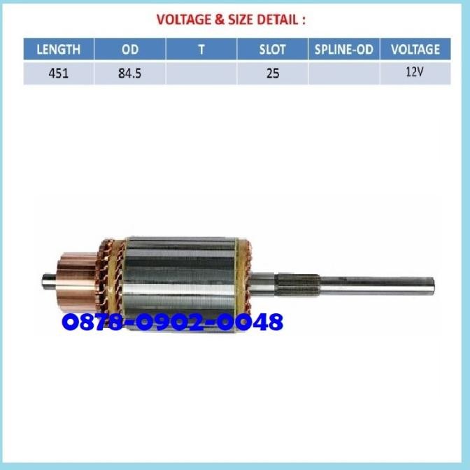 Jual Armature / Angker Starter Delco 42Mt 12V - Spare Part Mobil ...