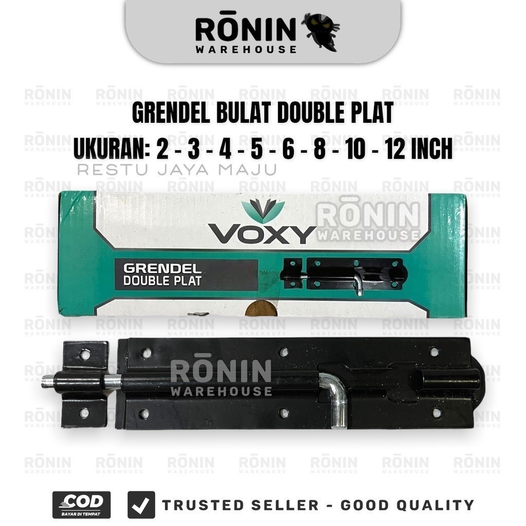 Jual [12 / 24 pcs] VOXY Grendel Bulat Double Plat 2 3 4 5 " inch Selot ...