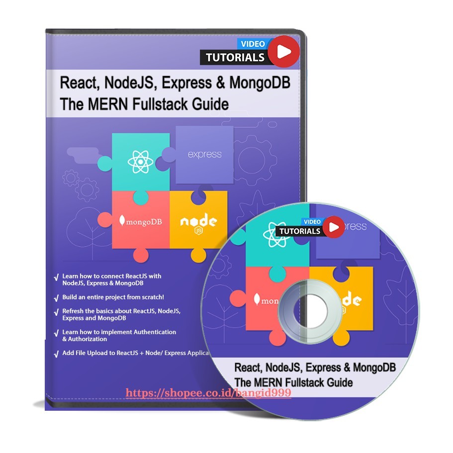 Jual Video Tutorial - React, Nodejs, Express & Mongodb - The Mern Fullstack Guide | Shopee Indonesia