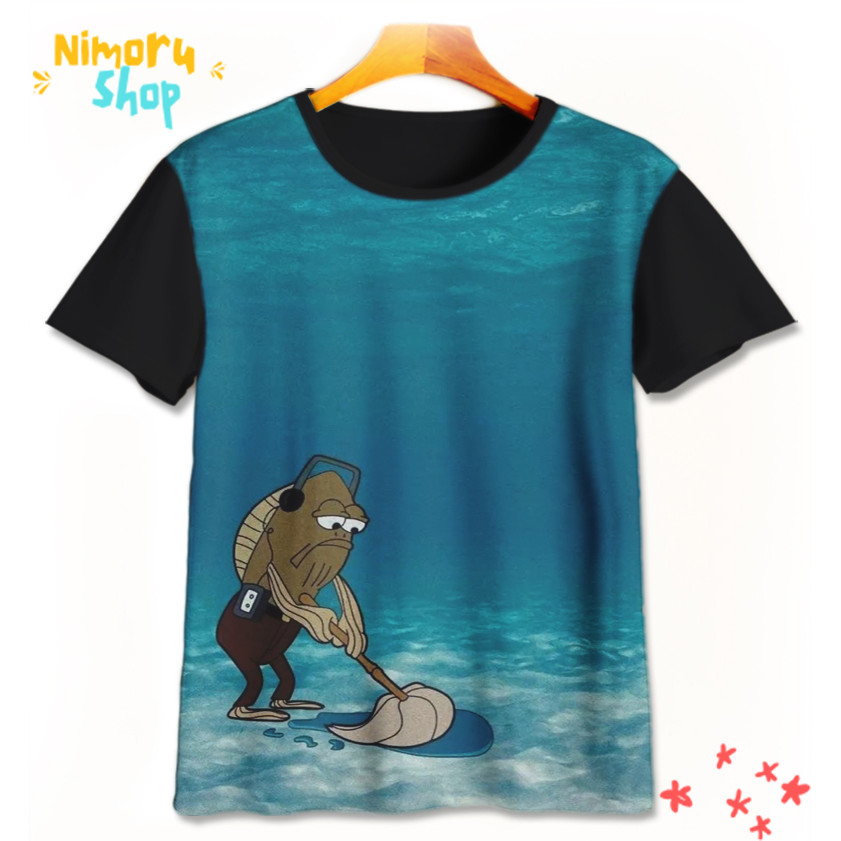 Jual Baju Kaos Anak 3D Spongebob-8-designWD Spongebob Squarepants ...