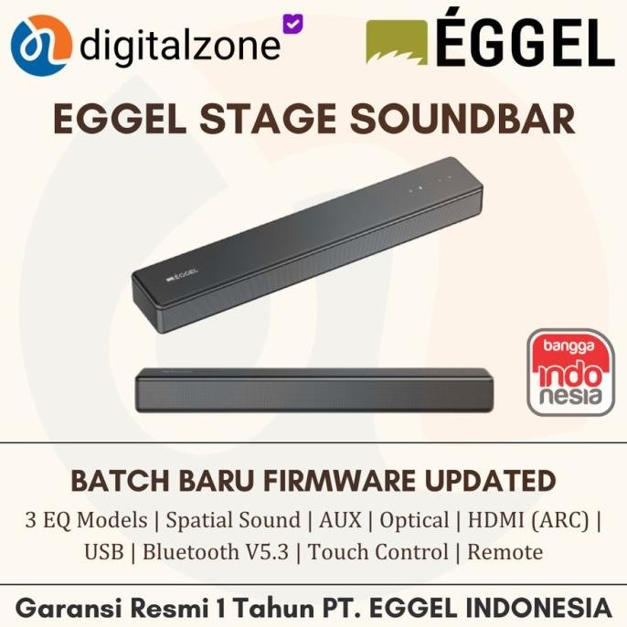 Jual Eggel Stage SoundBar / Sound Bar with Built-In Woofer | Shopee ...