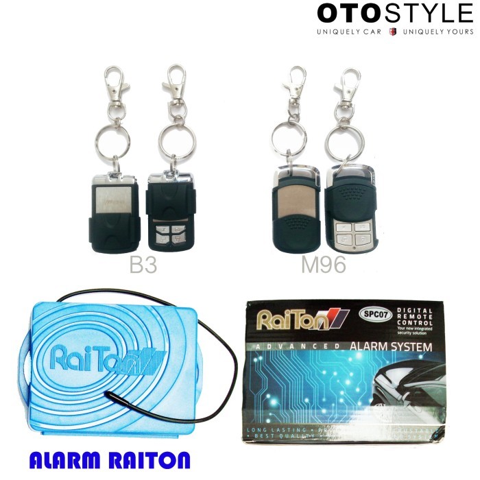 Jual Kunci Pengaman Alarm Raiton Set Lengkap (Untuk Semua Mobil ...