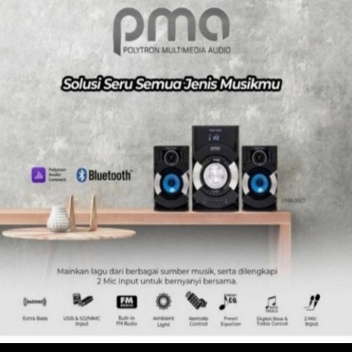 Jual SPEAKER MULTIMEDIA AKTIF POLYTRON PMA 9527 PMA9527 PMA-9527 ...