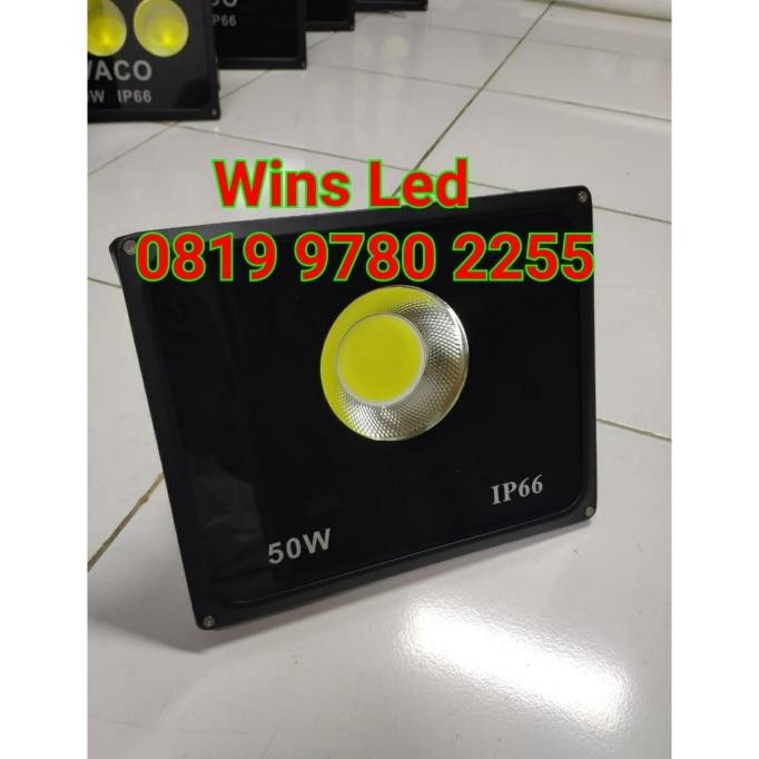 Jual KAP SOROT LED COB 50W FLOOD LIGHT COB 50WATT LAMPU SOROT COB 50 WATT | Shopee Indonesia