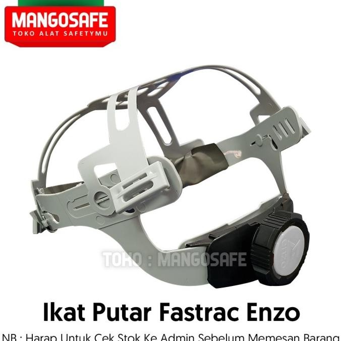 Jual Helm Safety Proyek ENZO VGARD Ikat Putar Fastrac + Tali Dagu Karet ...