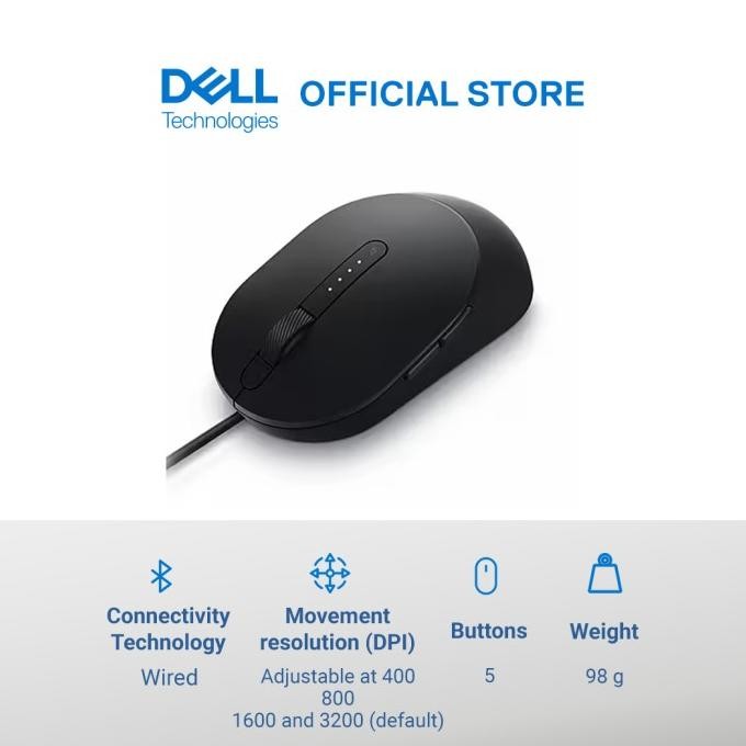 Jual Dell Laser Wired Mouse MS3220 | Shopee Indonesia