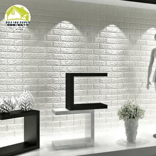 Jual wall panel 3d bata tempel 3d wall panel batu alam tempel | Shopee Indonesia