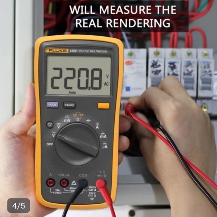 Jual Jual Alat Ukur Multitester Digital Multimeter Fluke Multi Meter ...